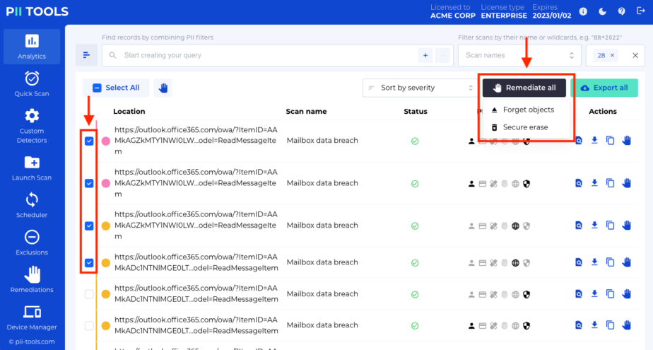 Scan Microsoft 365 Copilot for Sensitive Data & PII | PII Tools