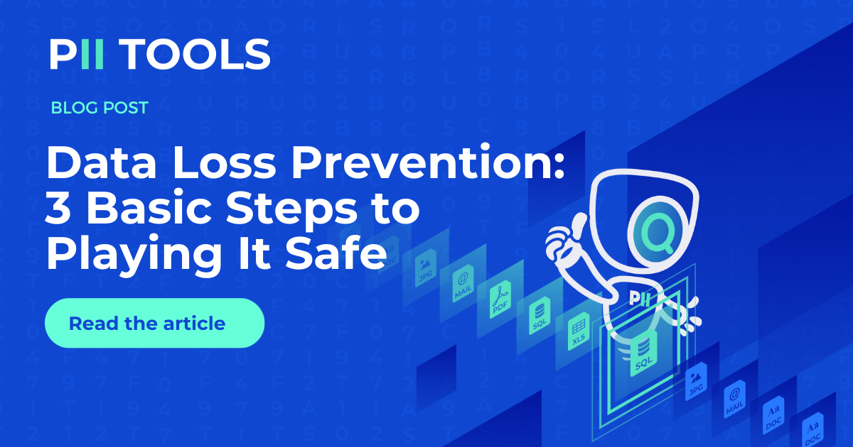 Data Loss Prevention: 3 Basic Steps to Data Protection | PII Tools